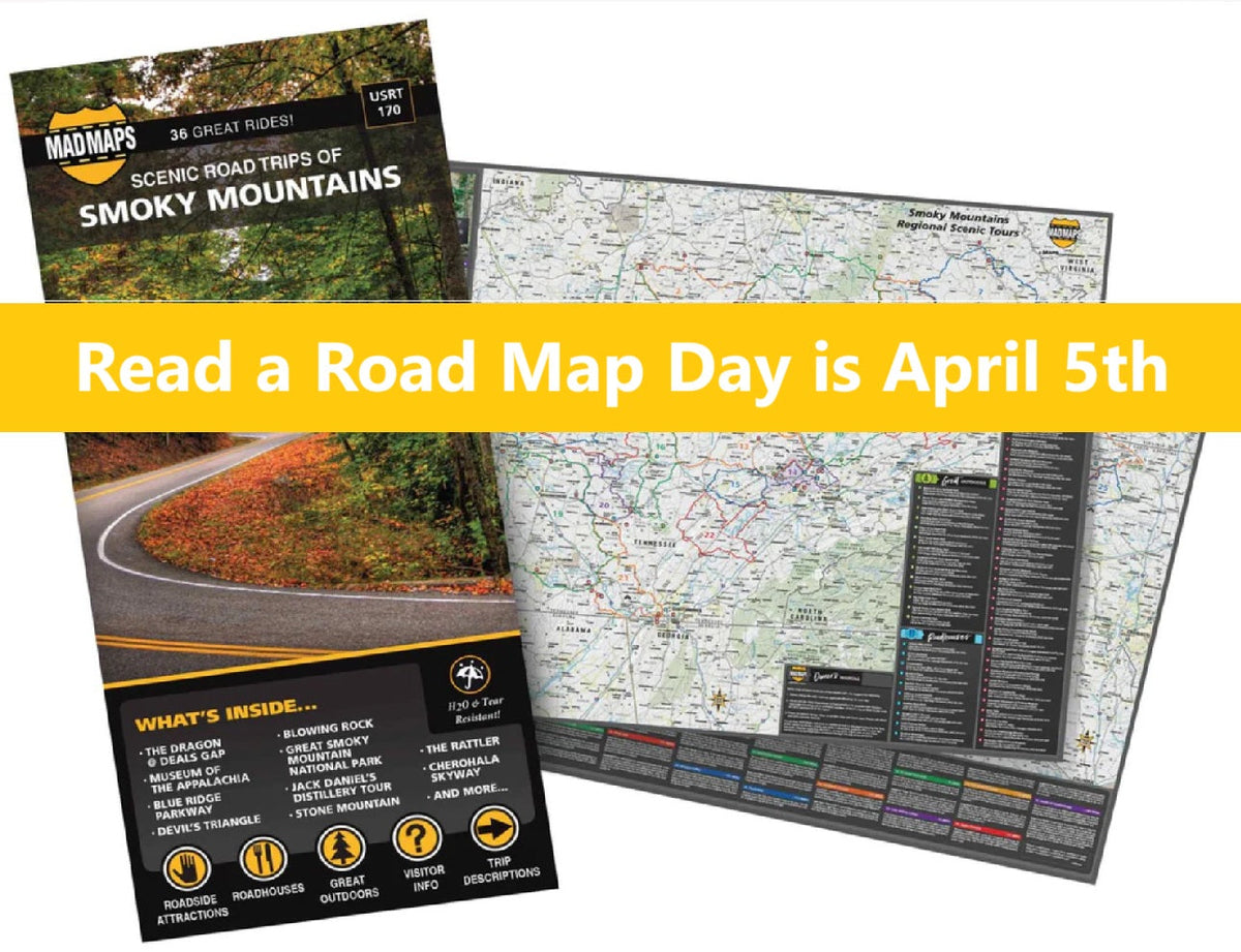Ditch the GPS! Read a Road Map Day is April 5th! – MAD MAPS