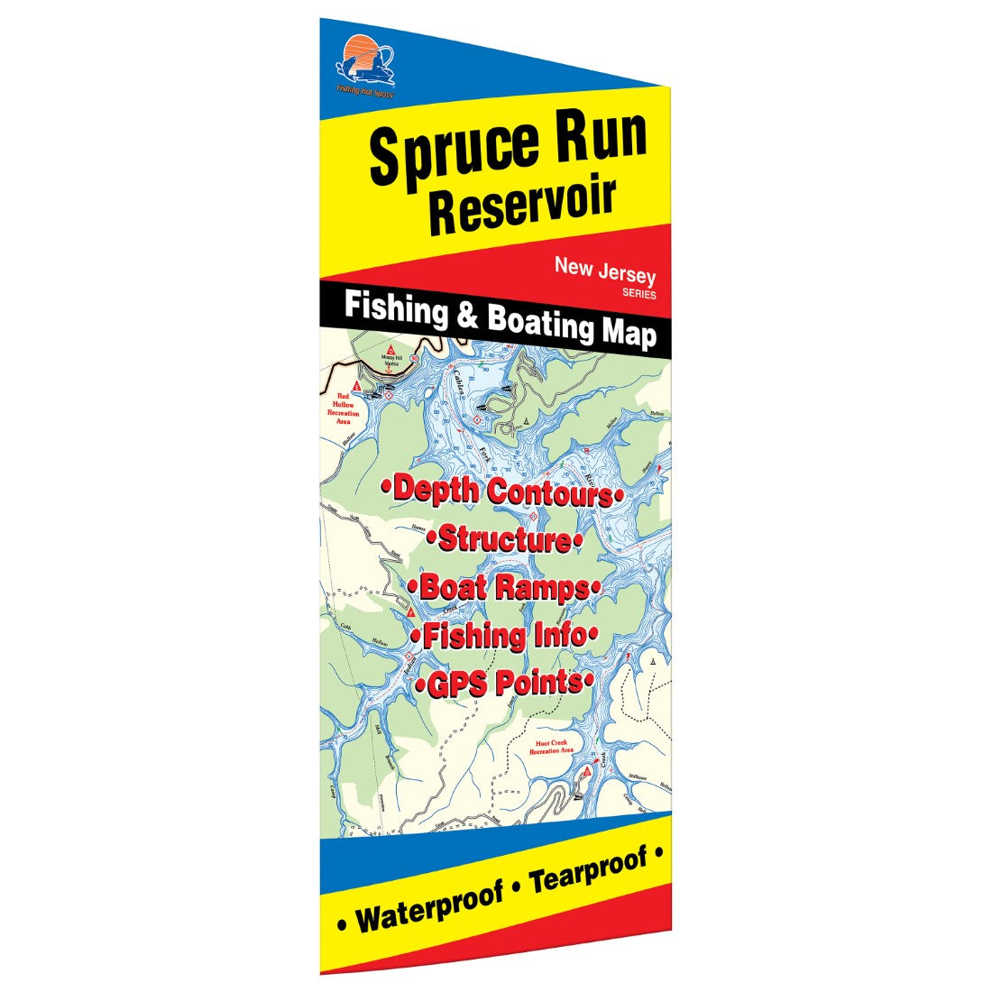 Spruce Run Reservoir Fishing Map – MAD MAPS