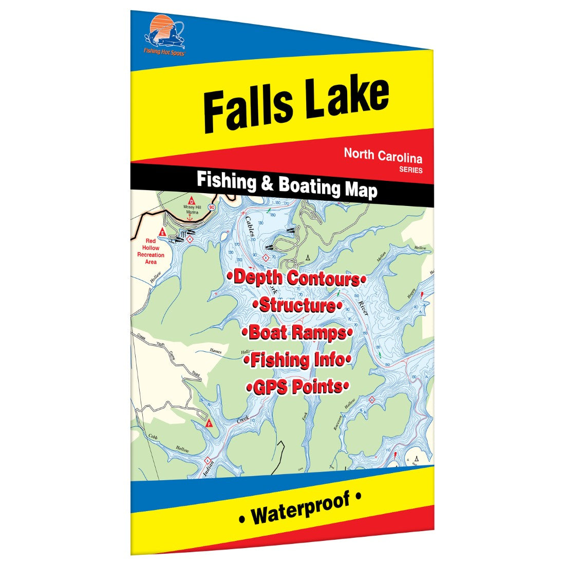 Falls Lake Fishing Map – MAD MAPS