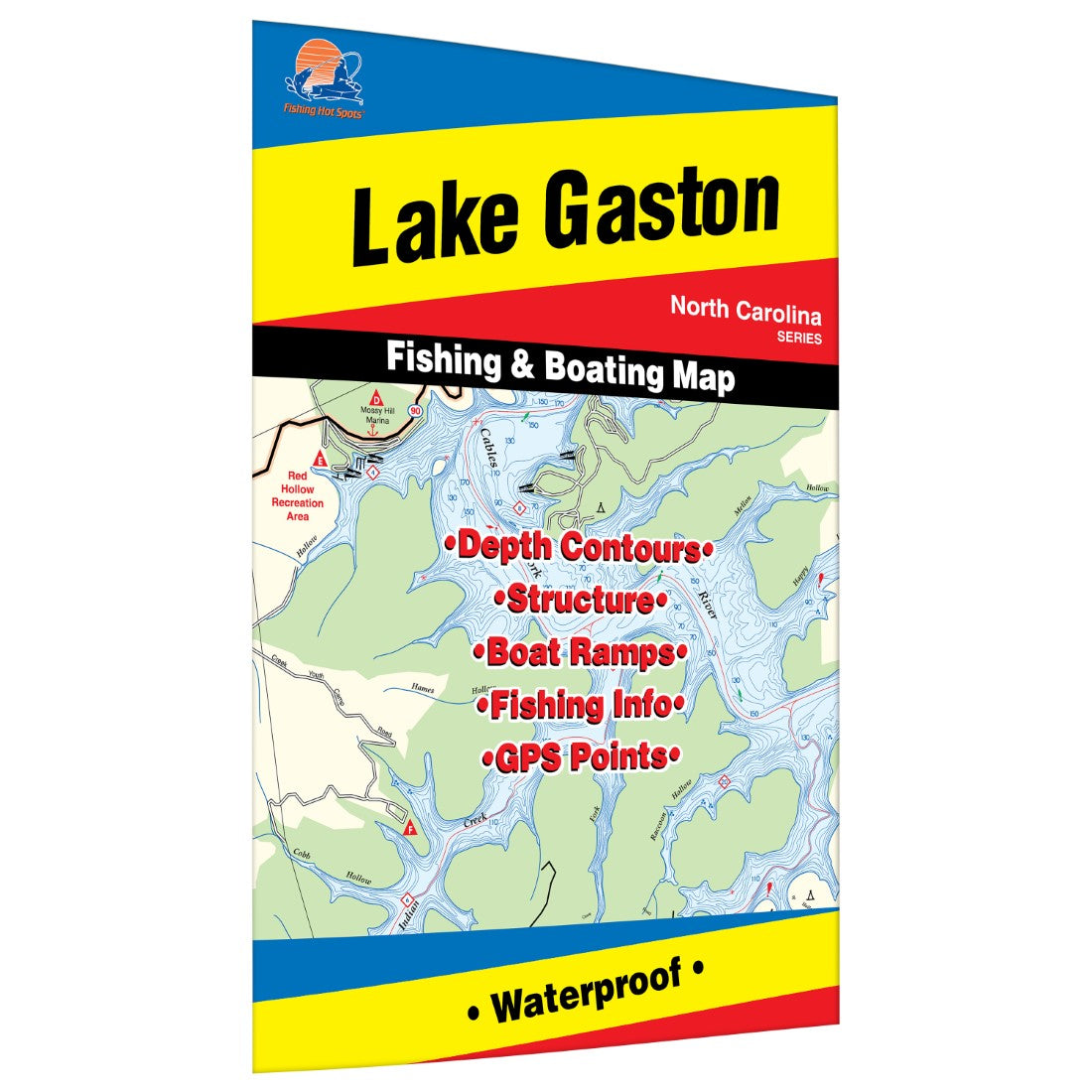 Gaston Lake Fishing Map – MAD MAPS