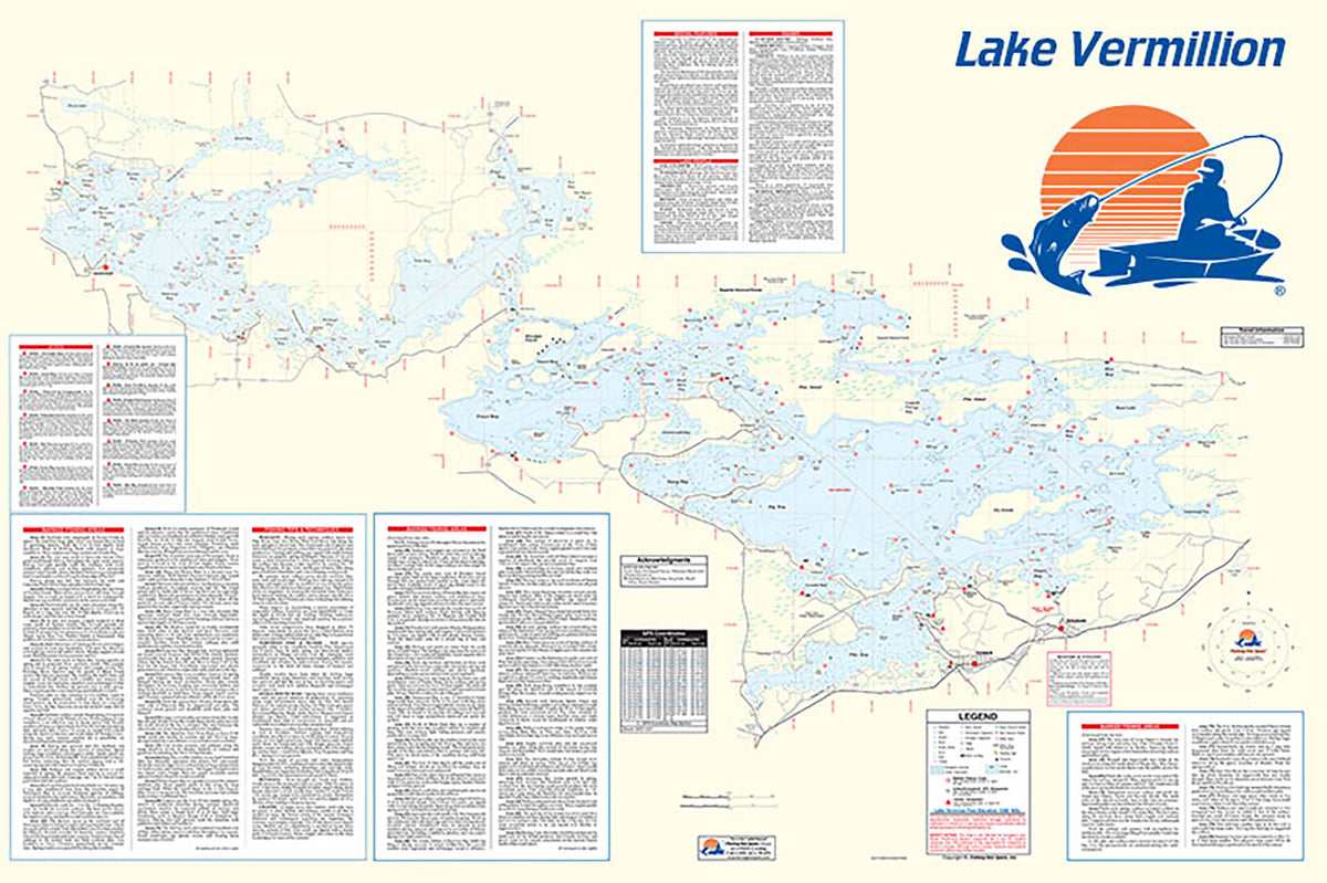 Lake Vermilion Fishing Wall Map – MAD MAPS