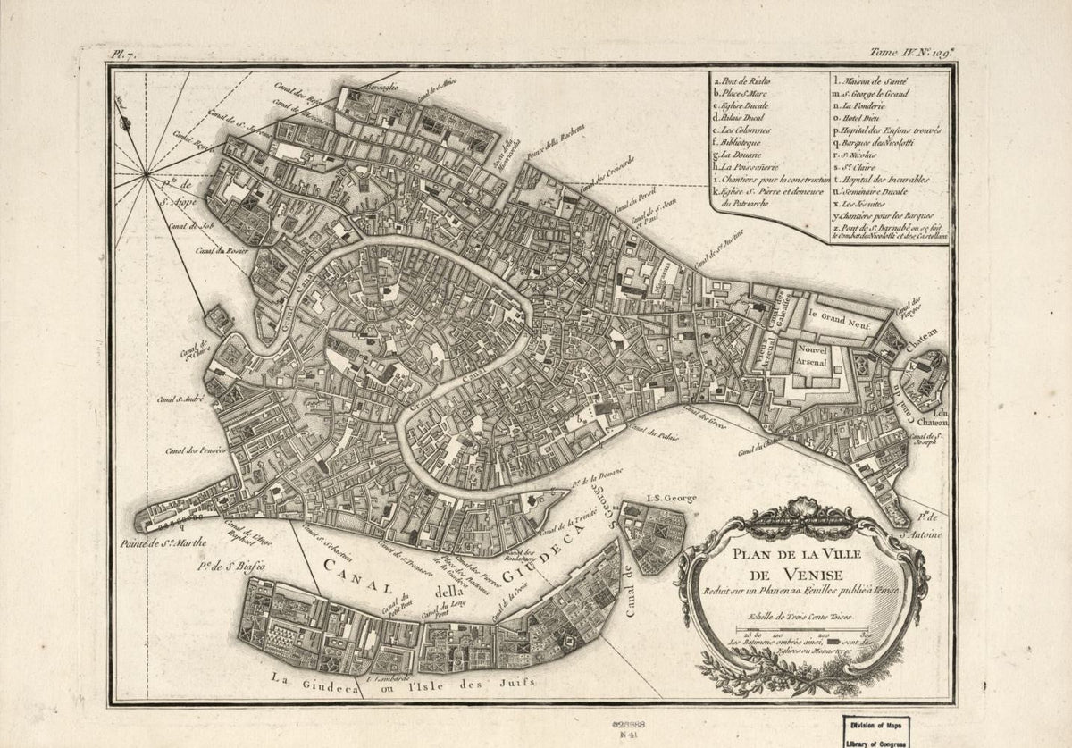 Plans of Venice Wall Map – MAD MAPS