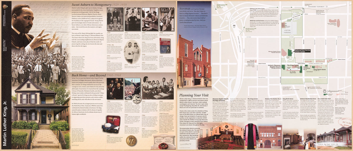 Martin Luther King, Jr. National Historic Site Map and Guide – MAD MAPS