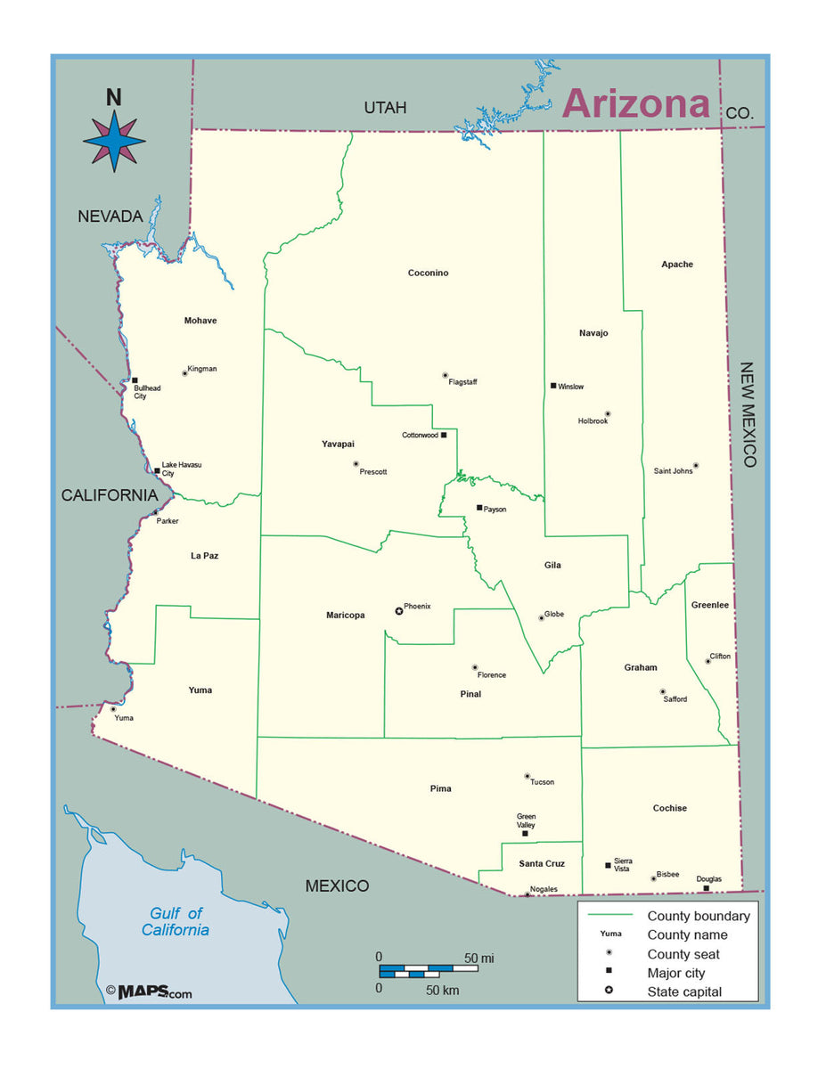 Arizona Outline Map Map Of Arizona Rootsweb